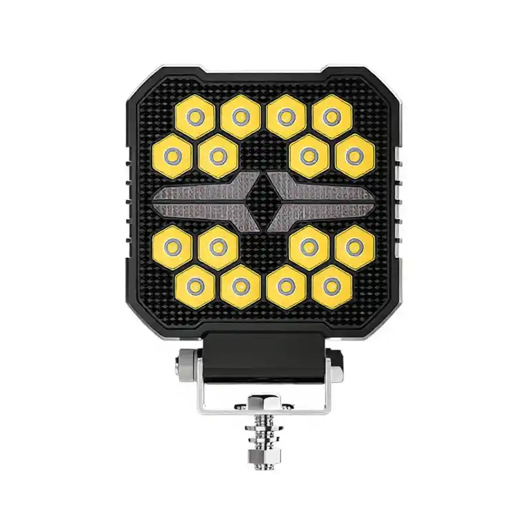 16-LED 4" Square Work Light (Model B) | Bulk Price - hsdflight